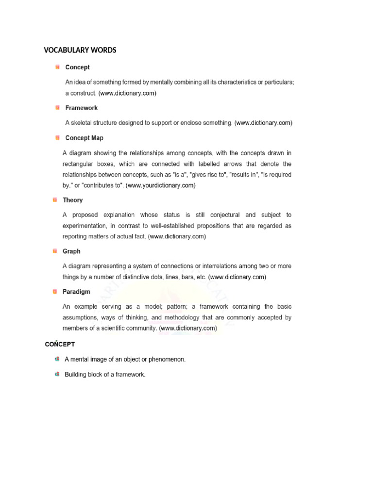 Lesson Conceptual Framework Pdf Career Growth Business