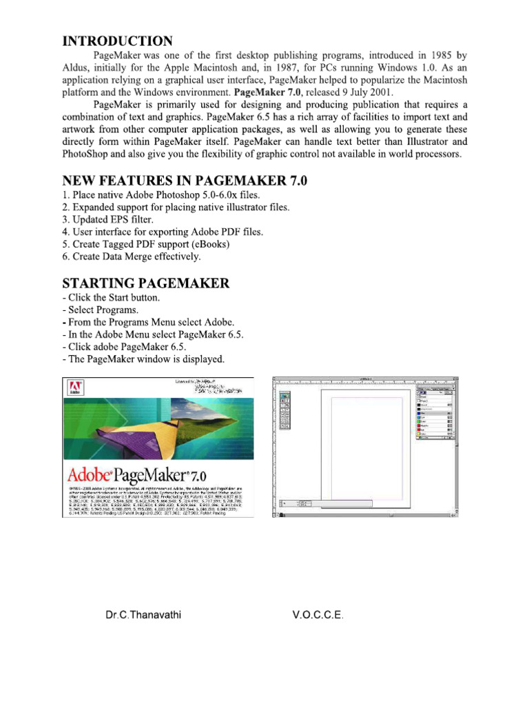 Pagemaker DTP | PDF
