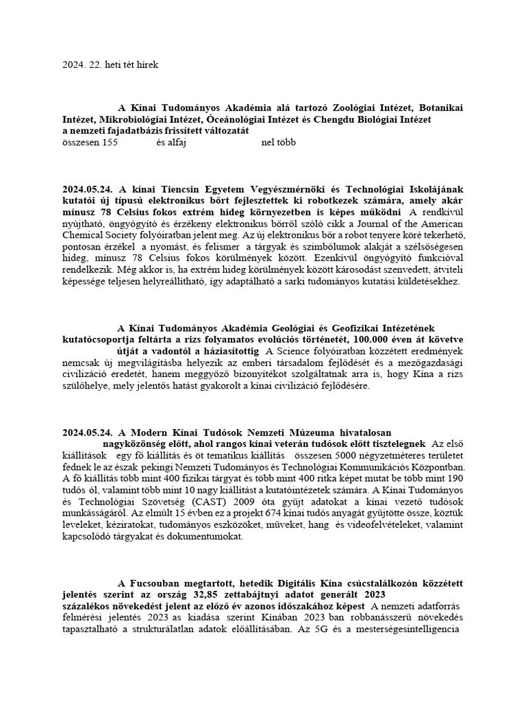 Heti Tét Hírek HUN | PDF