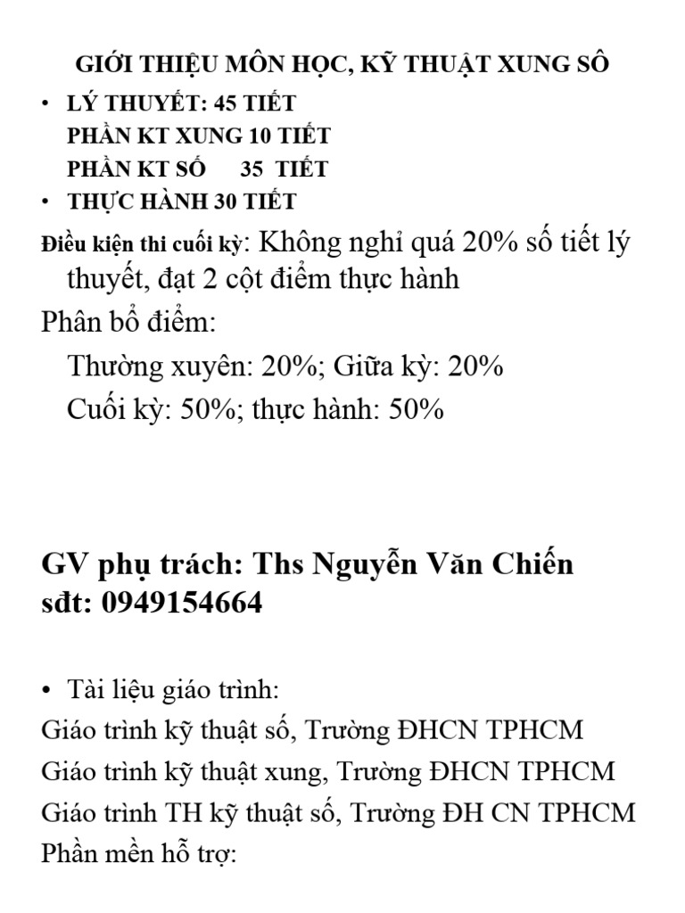 Chương 1. Các M CH T o Xung | PDF