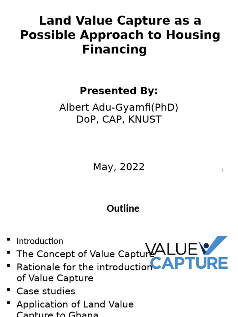 Week 9.land Value Capture | PDF | Taxes | Economies