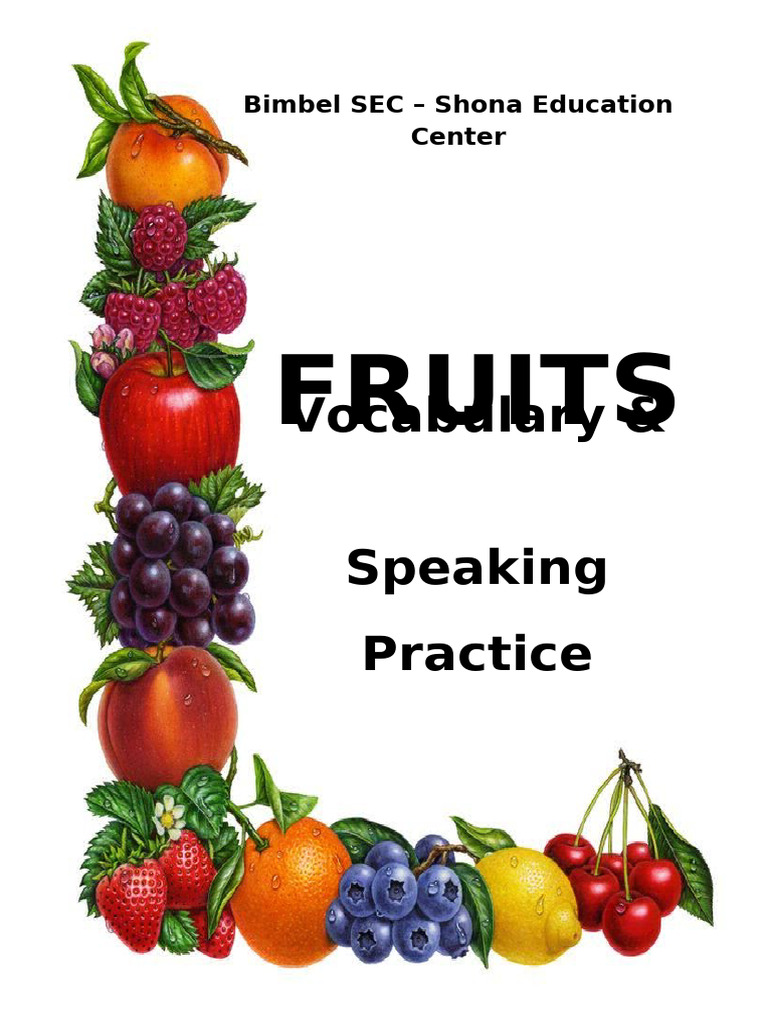 Fruits Plural Noun | PDF
