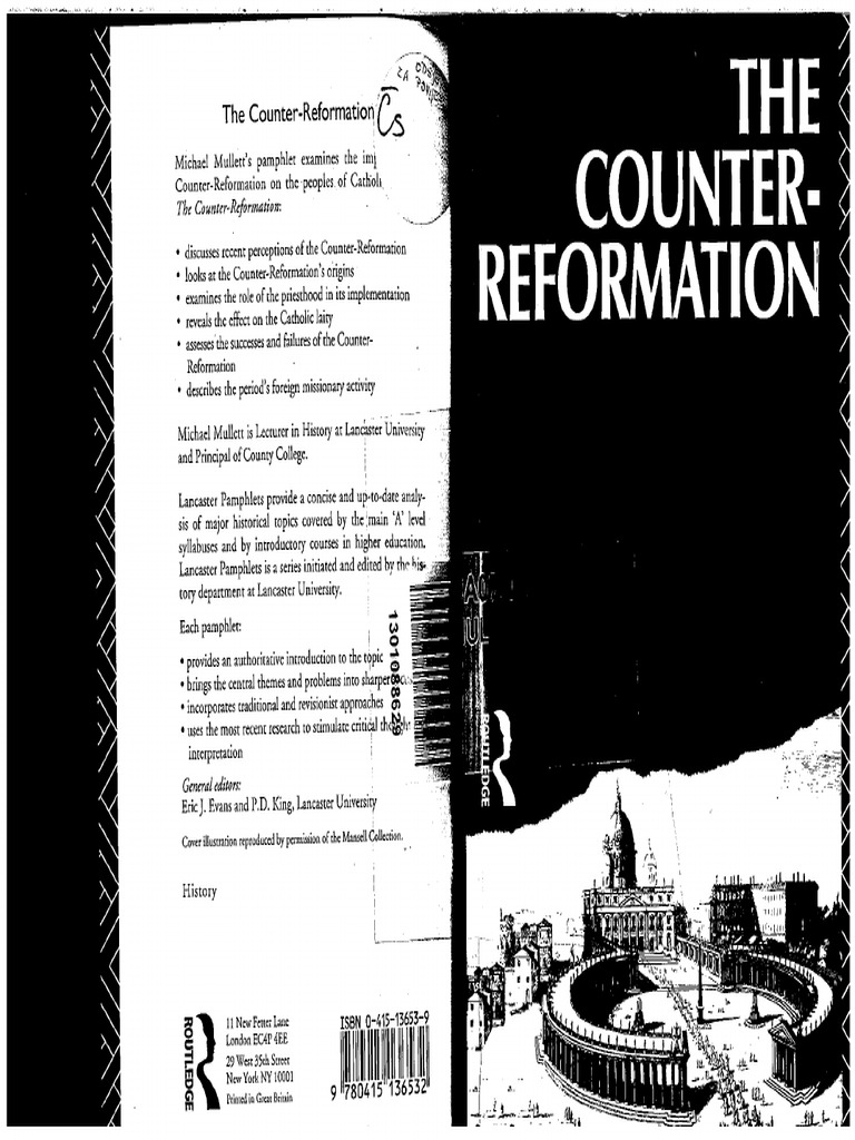Michael Mullett - The Counter-Reformation and The Chatolic Reformation in Early Modern Europe | PDF