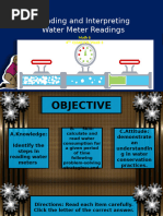 Reading and Interpreting Readings From Water Meter | PDF | Litre ...