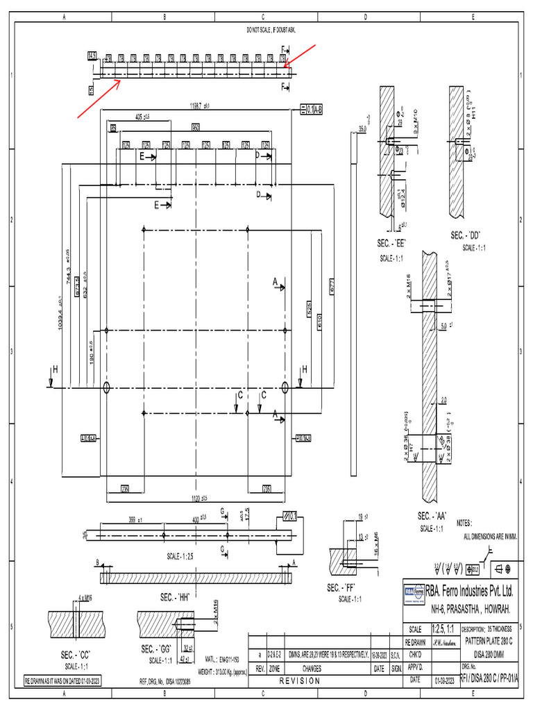 Disa Vertical Match Plate (Rectified) - 1 | PDF