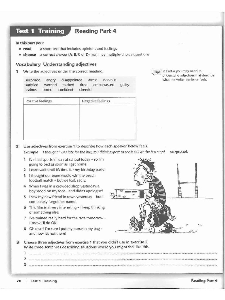 Feelings Adjectives | PDF