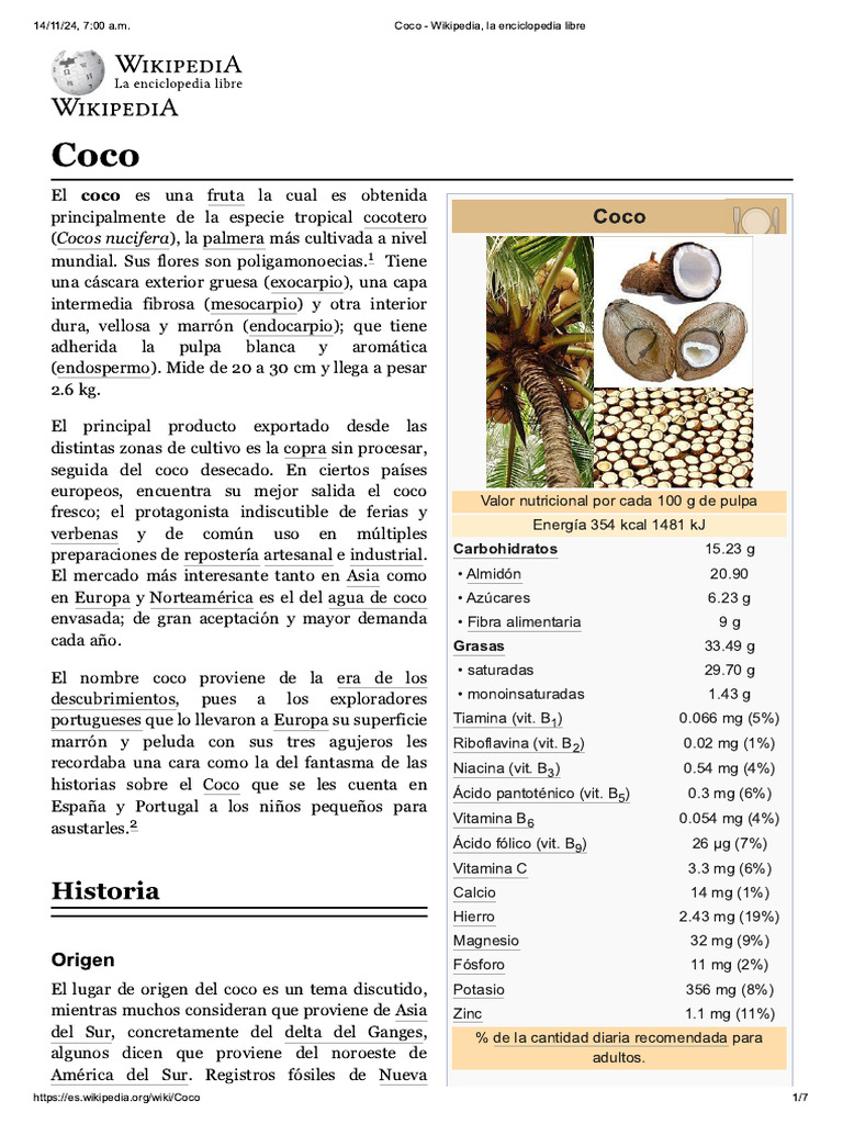 Coco - Wikipedia, La Enciclopedia Libre | PDF