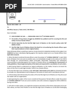 Draft AGM Notice Format in Word | PDF | Government | Business