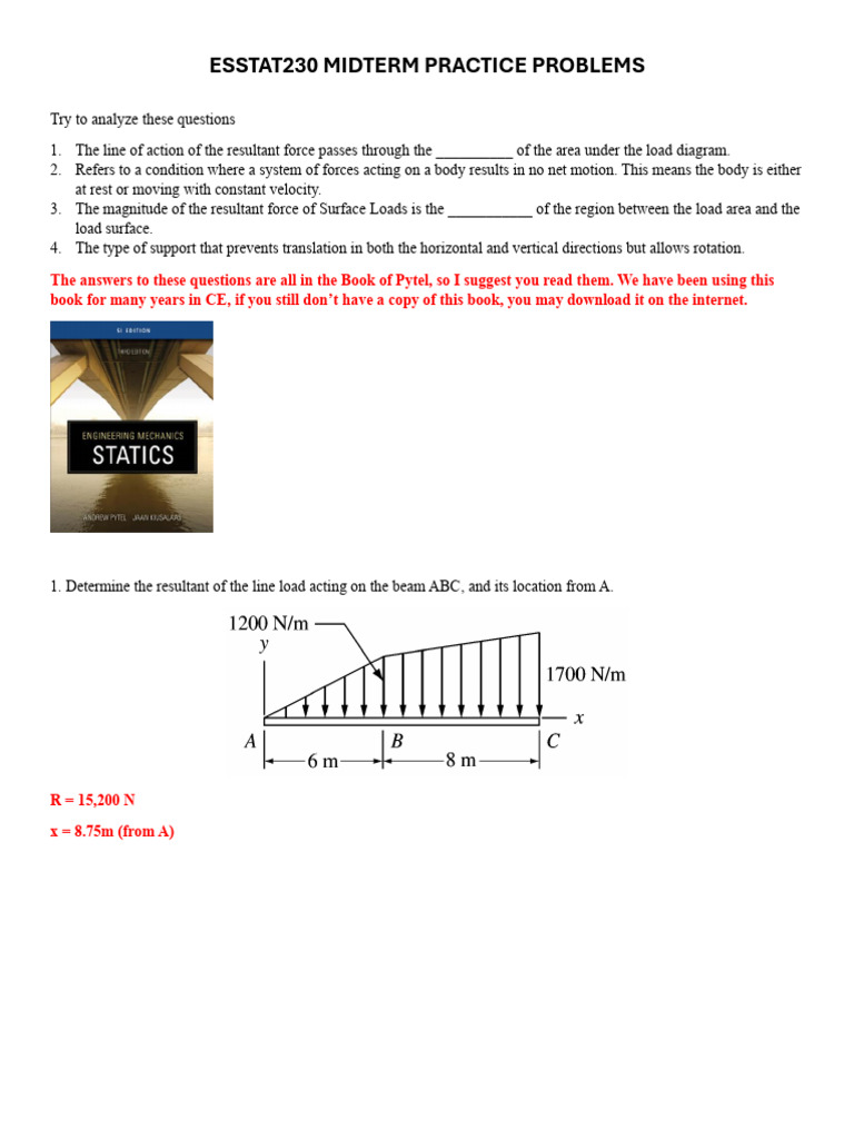 Midterm Practice Problems | PDF Midterm Practice Problems | PDF