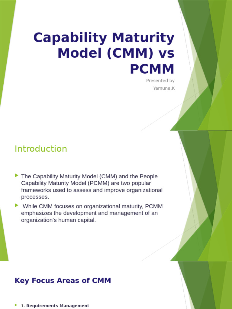 CMM vs PCMM: Key Differences Explained | PDF | Leadership | Business