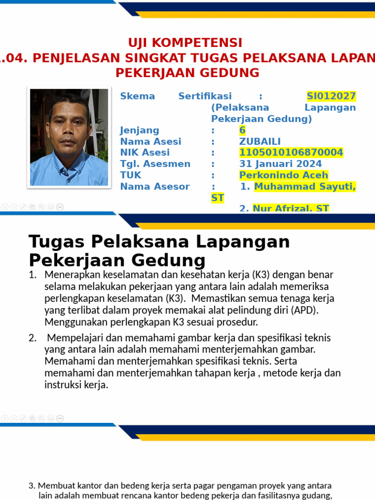 Uji SKK Zubaili | PDF | Seni | Teknologi & Rekayasa