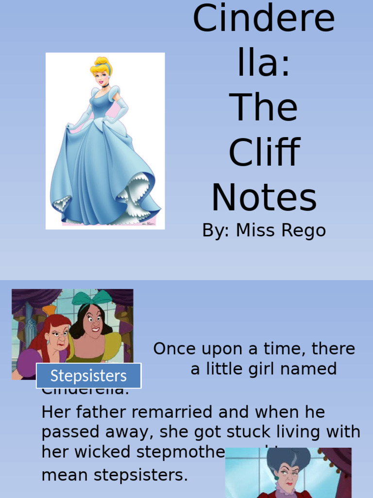 Cinderella: A Fairy Tale Summary | PDF | Classics