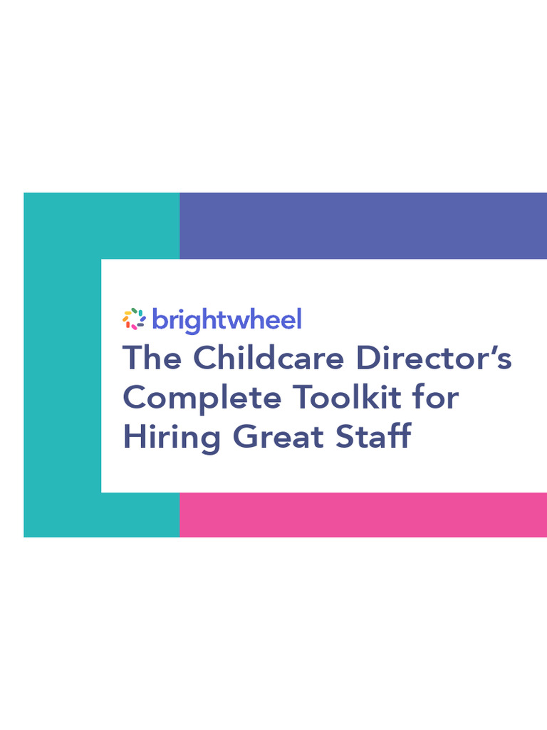 Childcare Hiring Toolkit for Directors | PDF | Child Care | Teachers