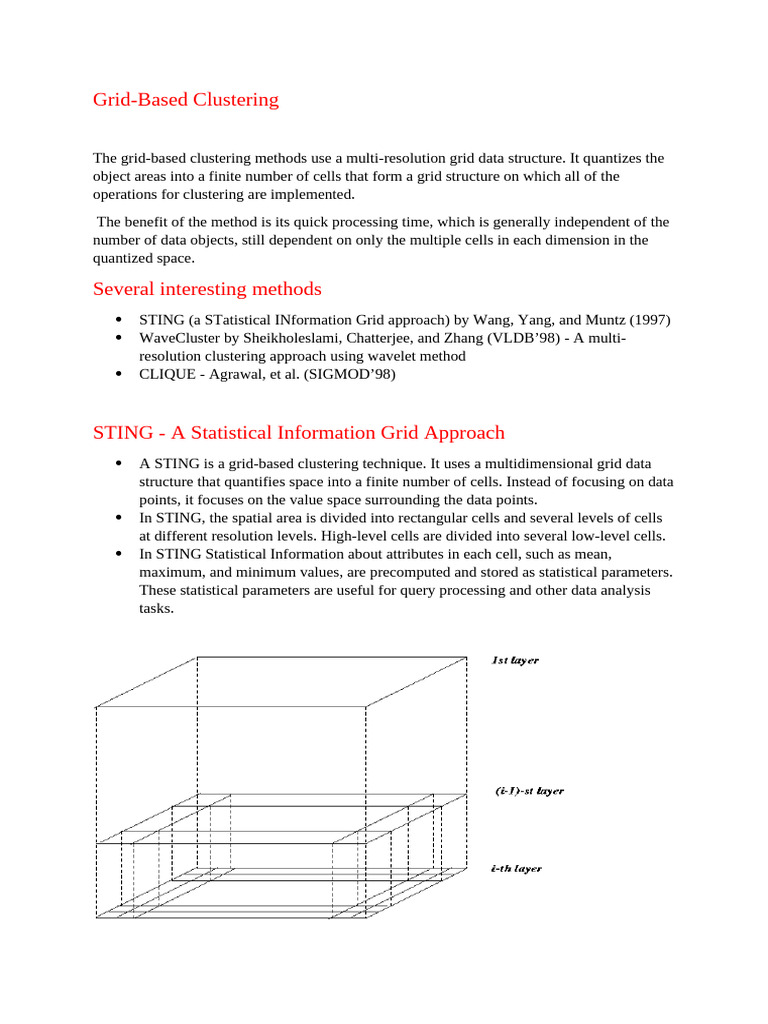 Grid-Based Learning | PDF | Cluster Analysis | Standard Deviation