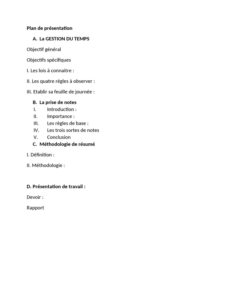 Methodologie de Travail 1 | PDF | Guillemet | Communication écrite