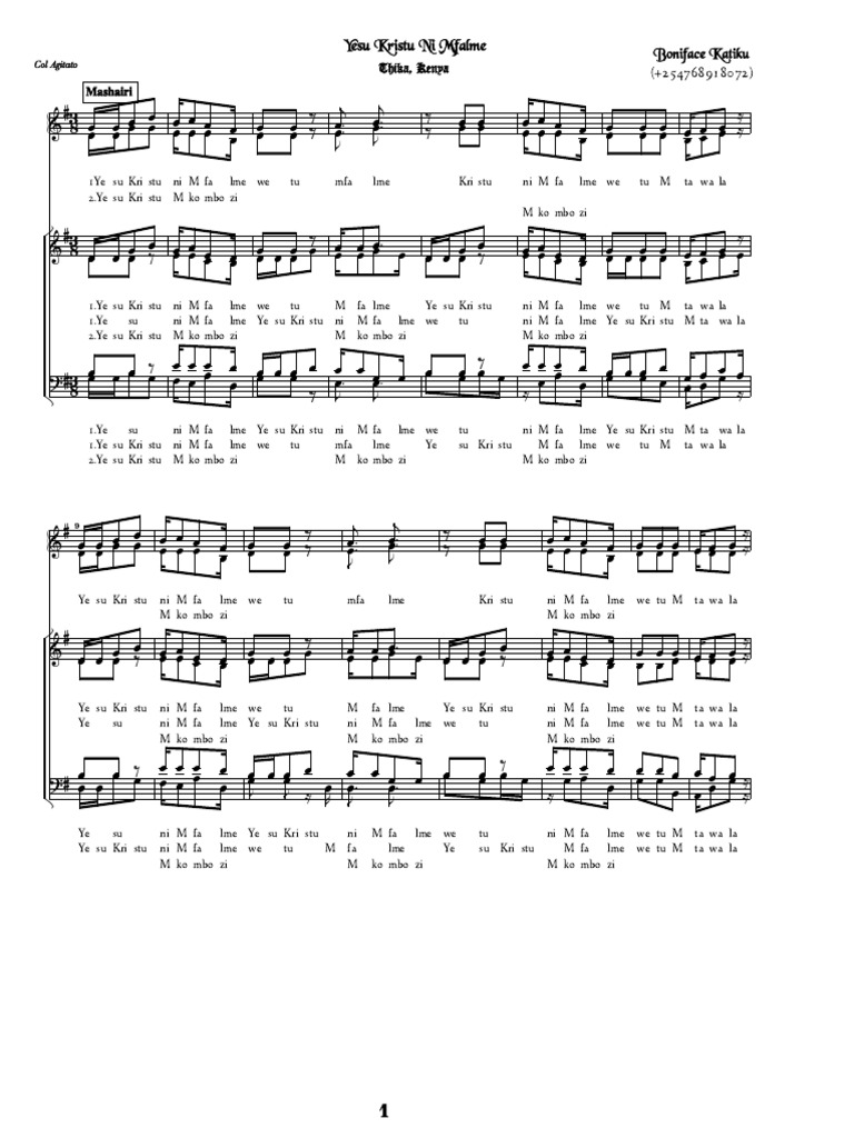 Yesu Kristu Ni Mfalme | PDF
