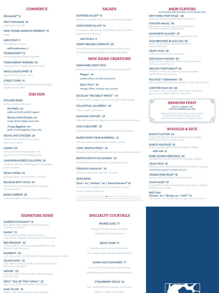 SN-Menu | PDF | Sushi | Pickling