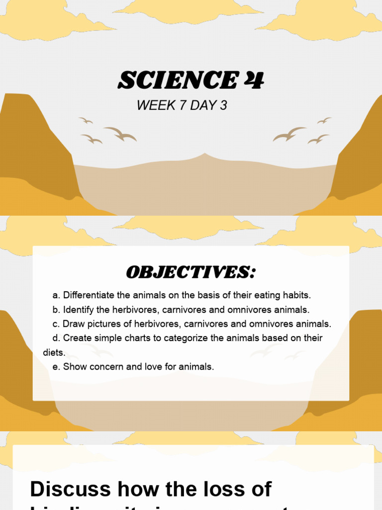 Q2 Science 4 Week 7 Day 3 | PDF | Organisms