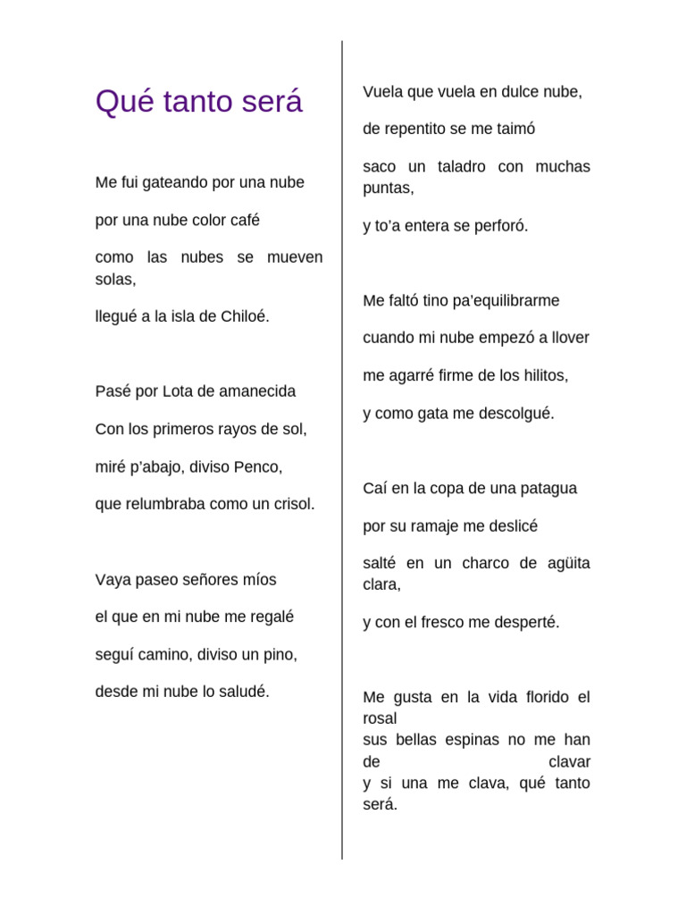 Qué Tanto Será | PDF