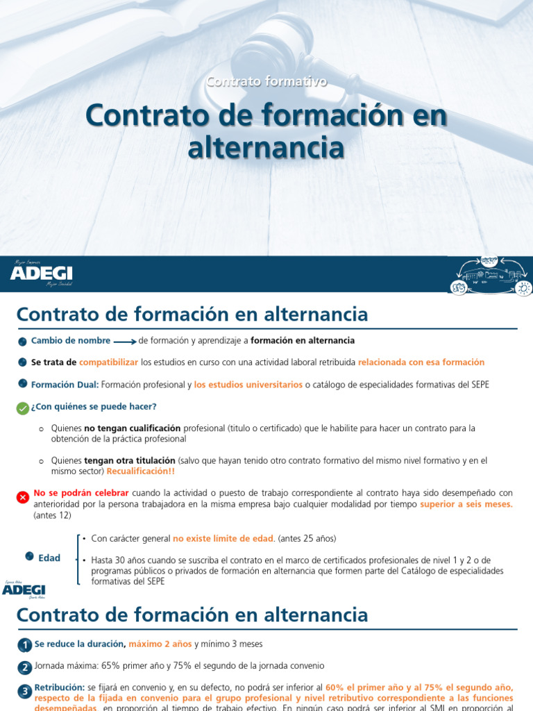 Infografía Contrato de Formación en Alternancia | PDF | Salario mínimo