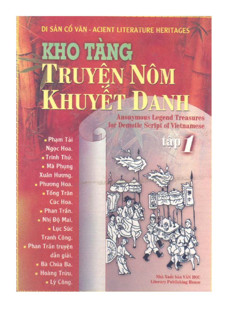 VN - Kho Tang Truyen Nom Khuyet Danh 1 | PDF