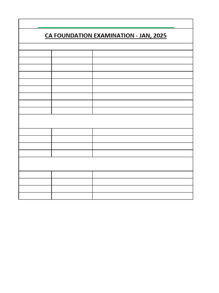 CAF Test Series | PDF