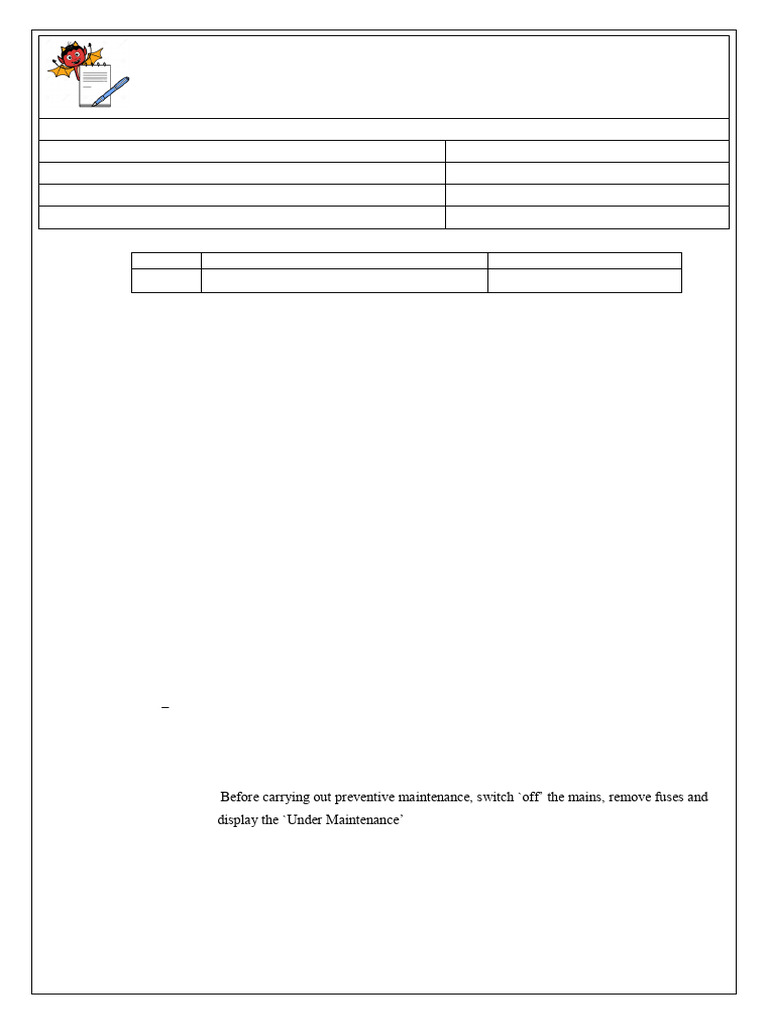Capsule Filling Machine Maintenance SOP | PDF