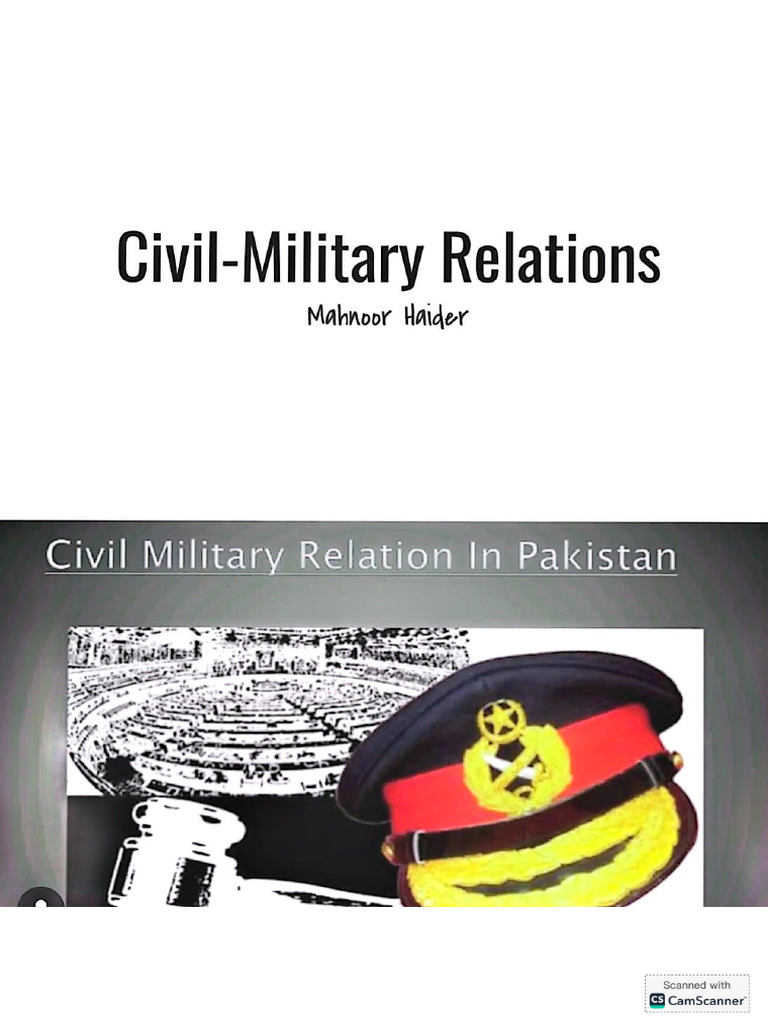 Civil Military Relations | PDF