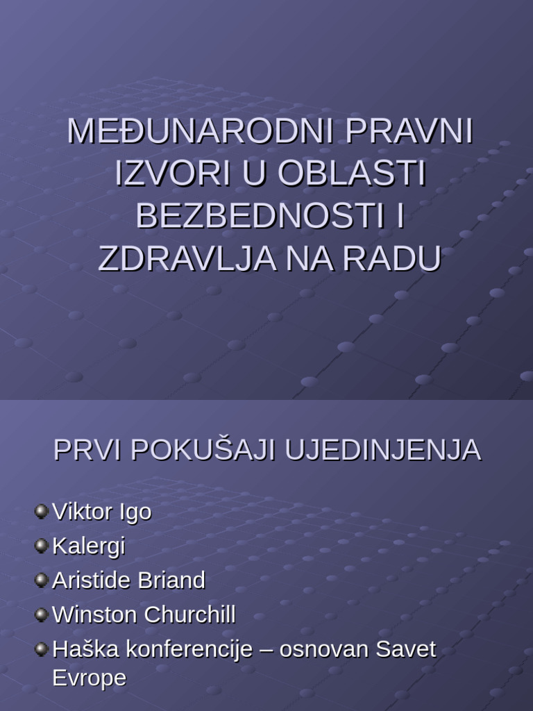 Prezentacija Za Predavanja | PDF