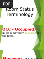 Status Codes Used in Housekeeping | PDF