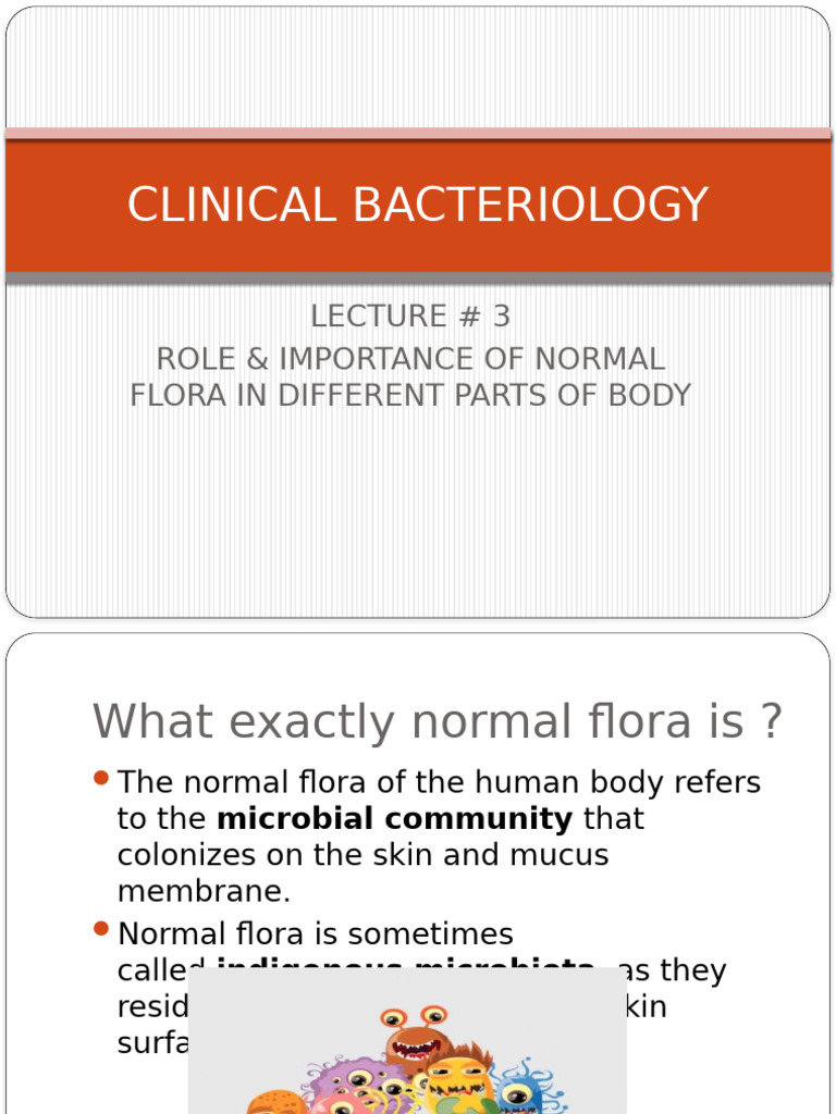 Clinical Bacteriology 7a | PDF | Microbiota | Bacteria