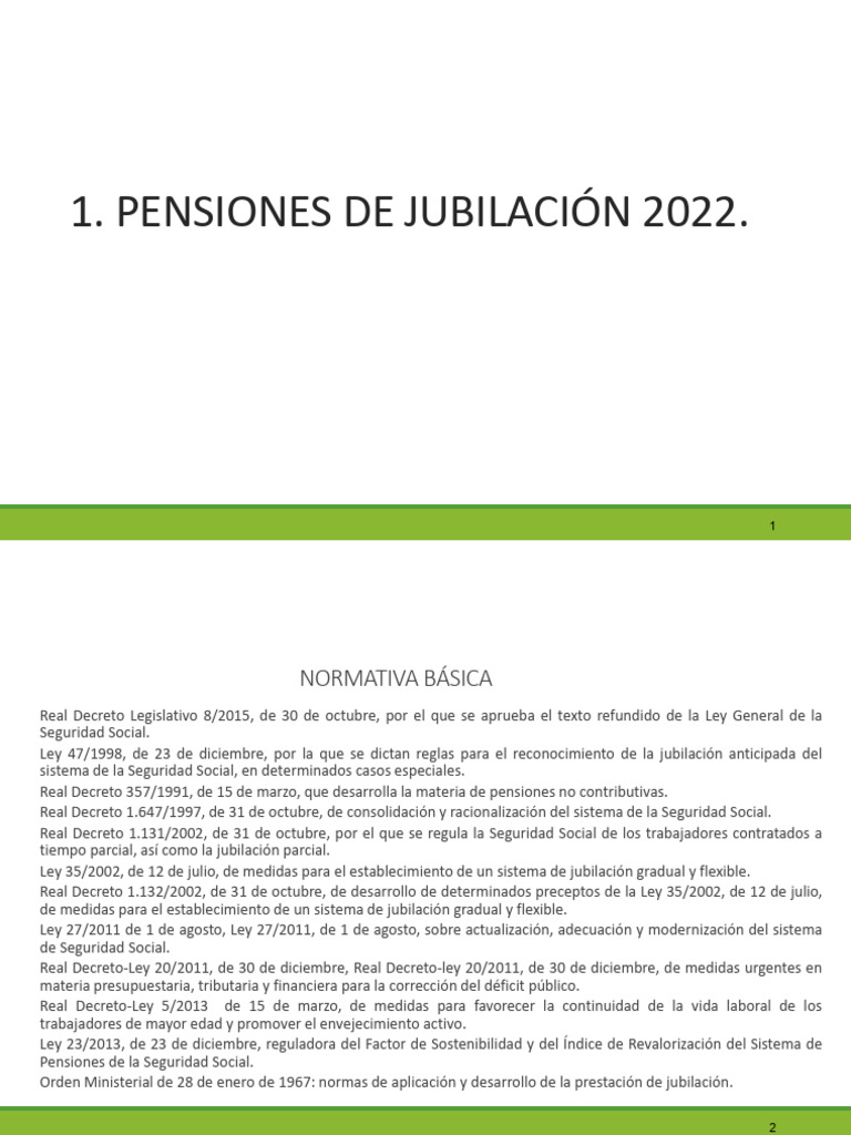 1 Pensiones de Jubilaci N 2022 | PDF | Jubilación | Pensión