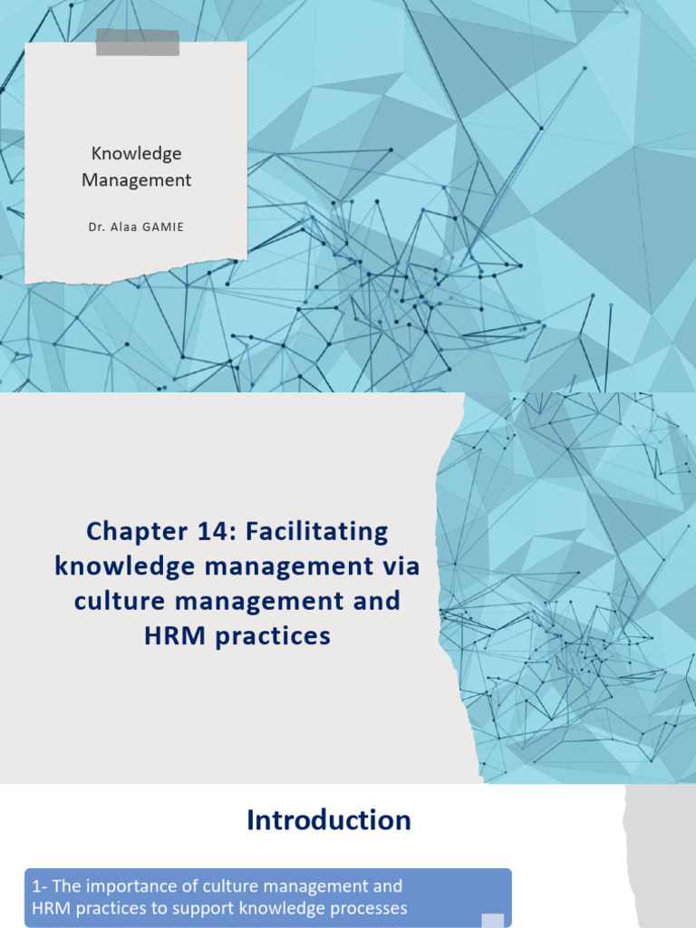 Knowledge Management - HRM Practices and KM | PDF | Organizational Culture | Knowledge Management