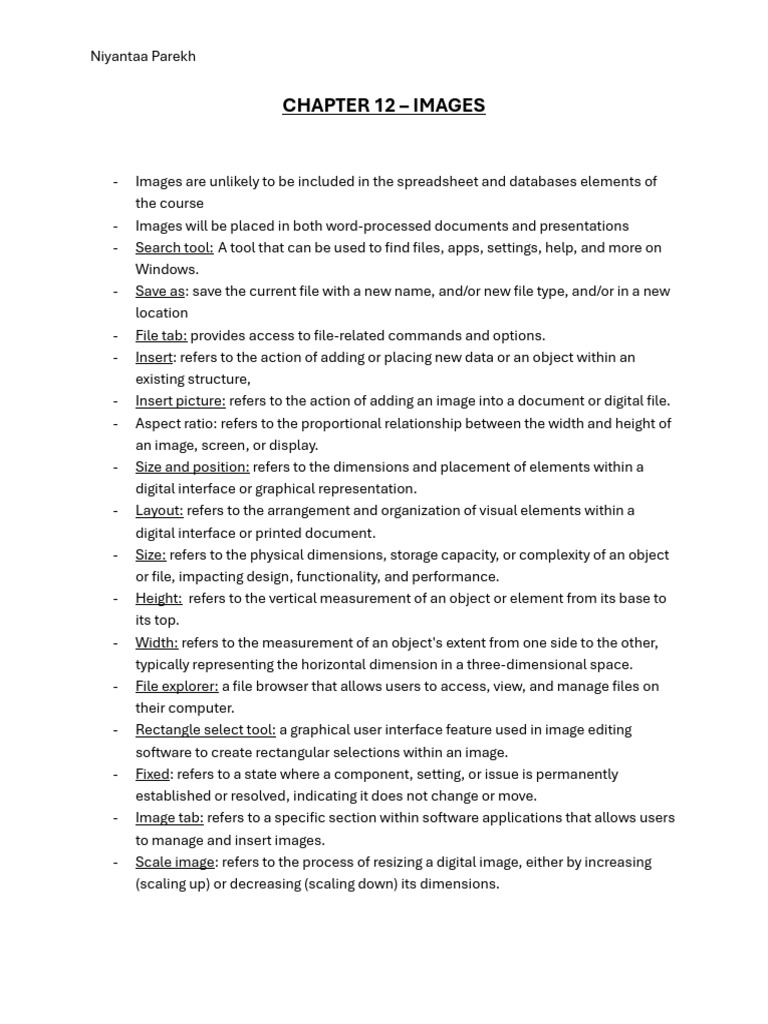 chp12 notes niyantaa (1) | PDF | Page Layout | Computer File