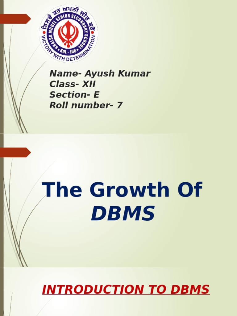 Evolution of DBMS: From Hierarchical to Cloud | PDF