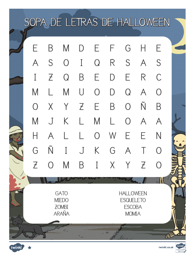 ES T 253245 Sopa de Letras Halloween Ver 7 | PDF