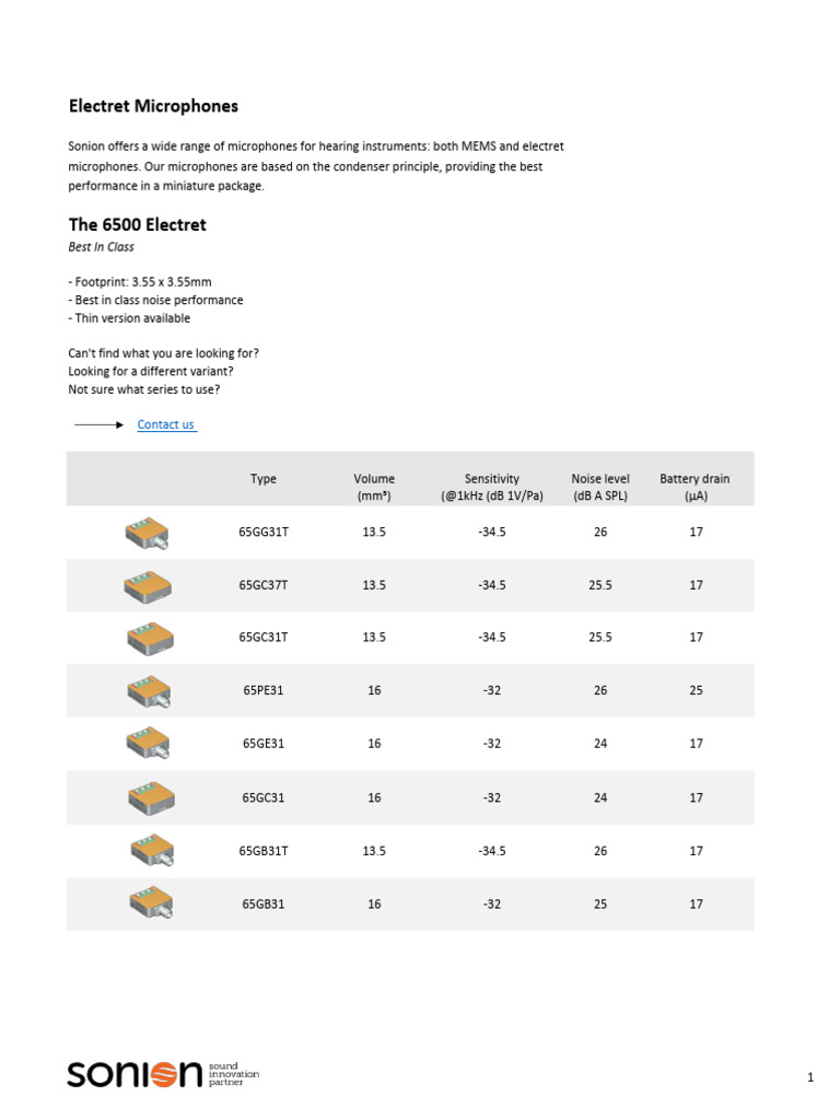 6500 Electrets 1 | PDF