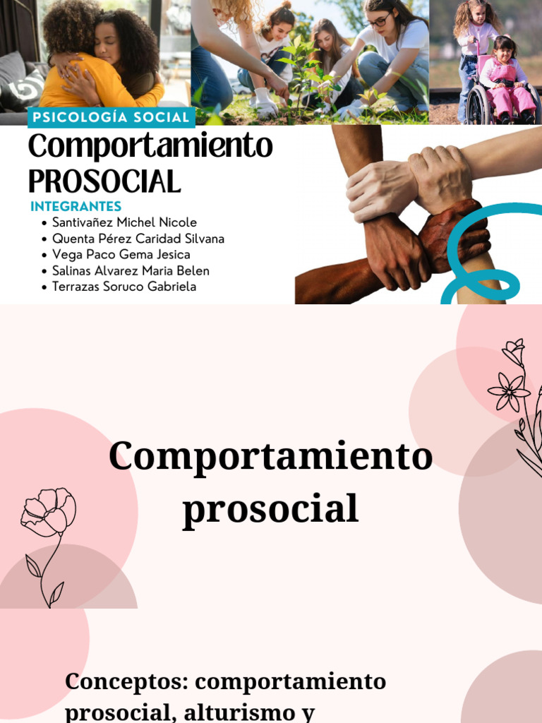 Finalisimo Comportamiento Prosocial | PDF | Sicología | Conceptos ...