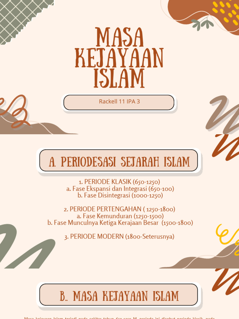 Masa Kejayaan Islam: Periode Klasik 650-1250 | PDF
