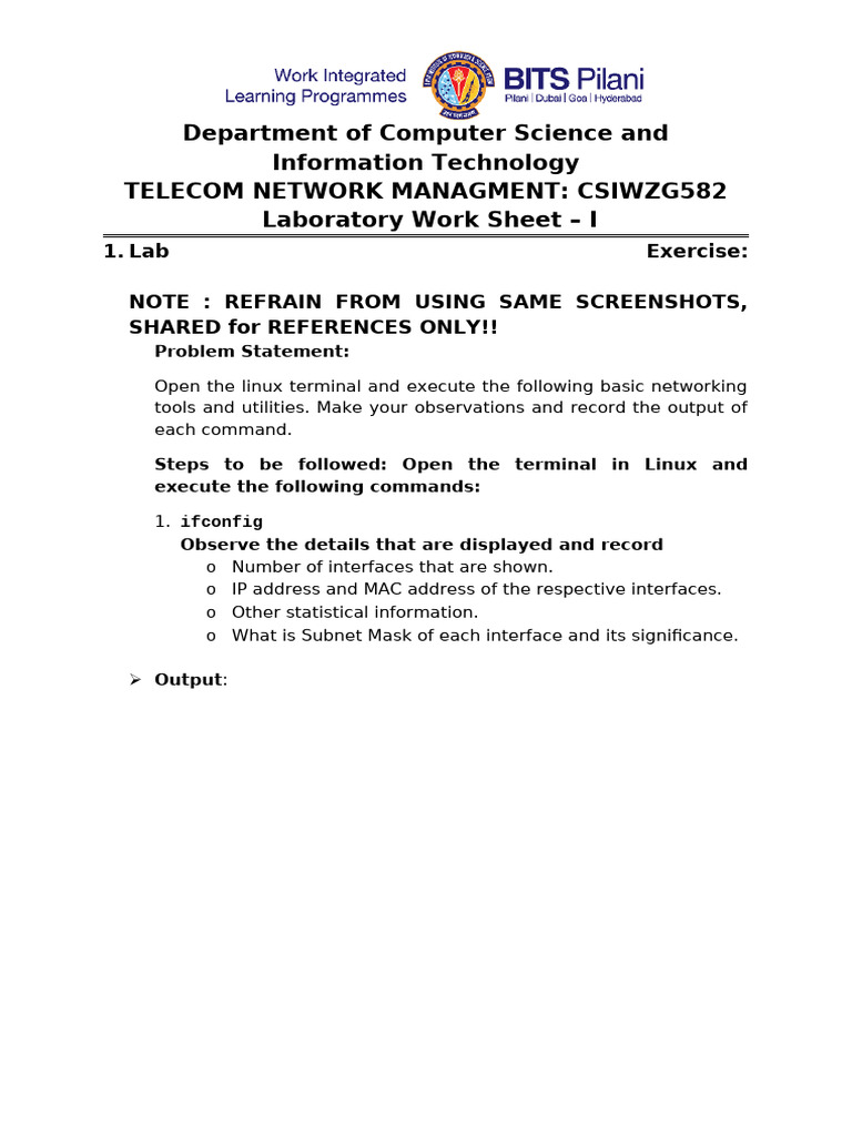 Lab WS | PDF | Domain Name System | Computer Network