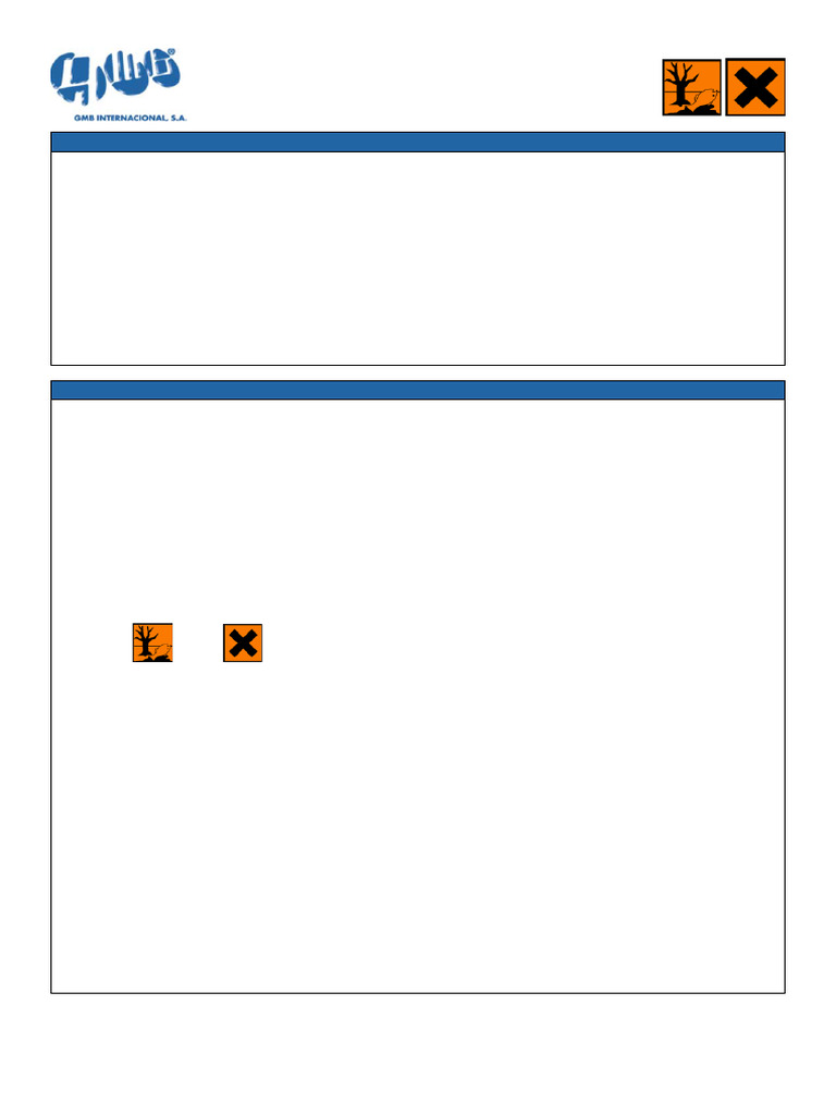 Proxil Fds | PDF | Química | Seguridad y salud ocupacional