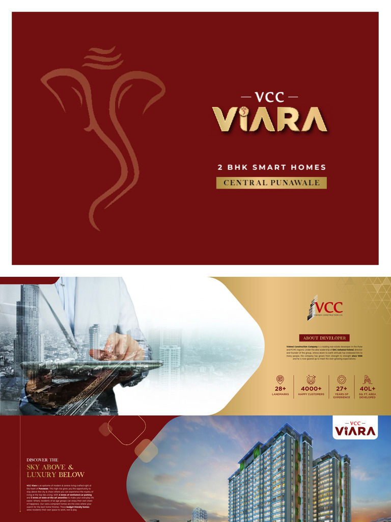 VCC Viara: 2 BHK Smart Homes in Punawale | PDF | Bathroom | Door