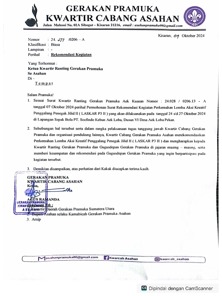 Rekomendasi Kwarcab | PDF