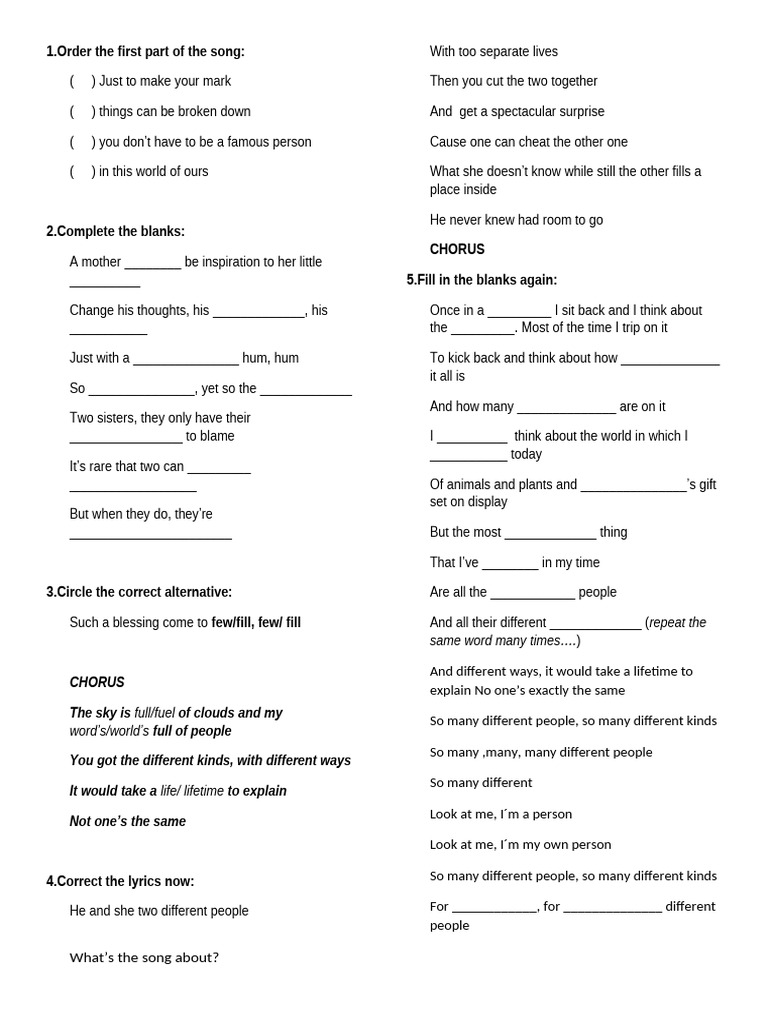 Different People - No Doubt | PDF | Self-Improvement