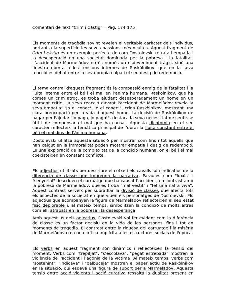 Comentari de Text 3 | PDF