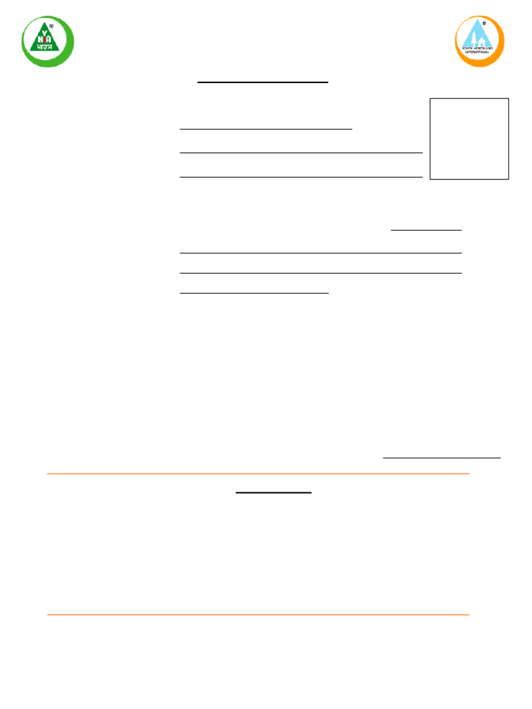 YHAI Membership Registration Form | PDF | Hotel Types