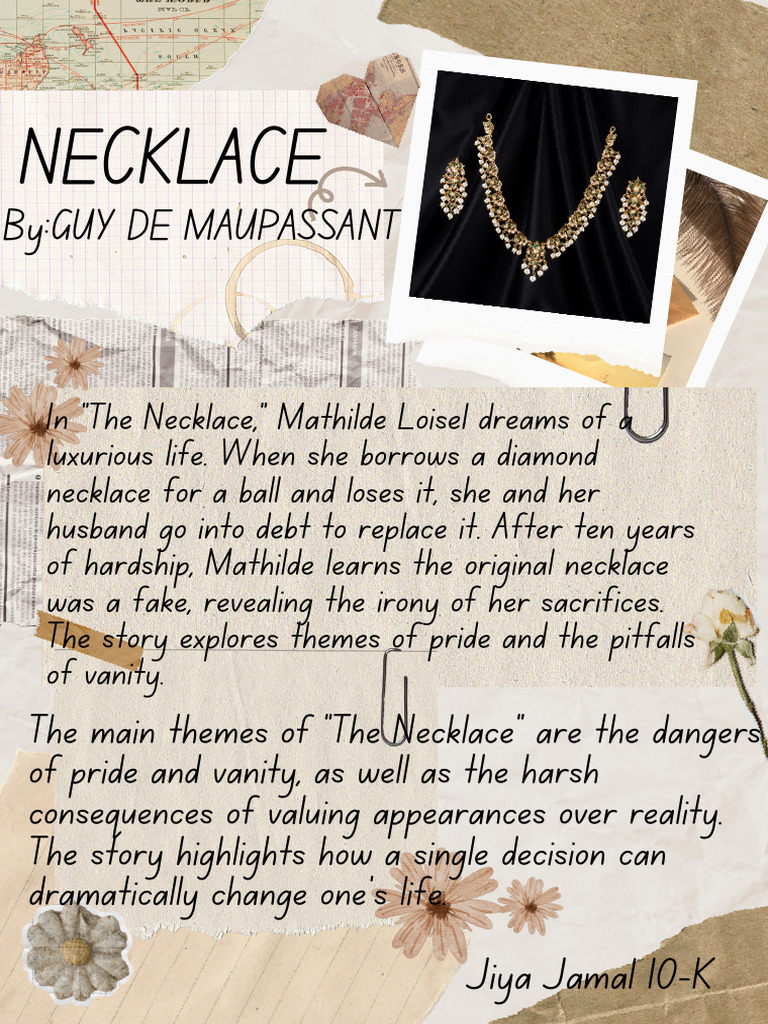 Mathilde Loisel's Vanity in "The Necklace" | PDF | Young Adult
