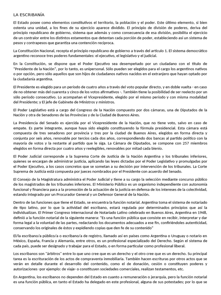 La Escribanía | PDF | Gobierno | Justicia