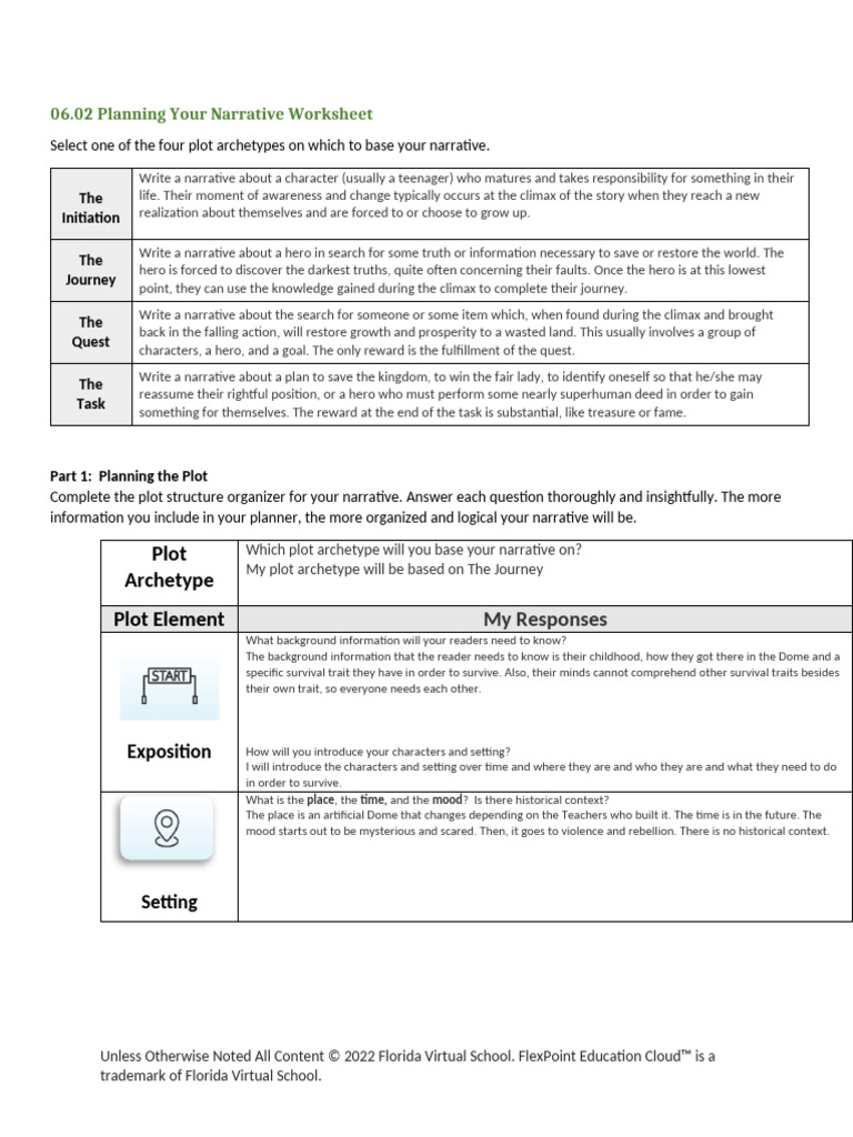 06_02_worksheet (1) | PDF | Narration | Narrative