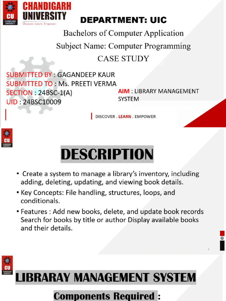 Case Study - 1 C Programming | PDF